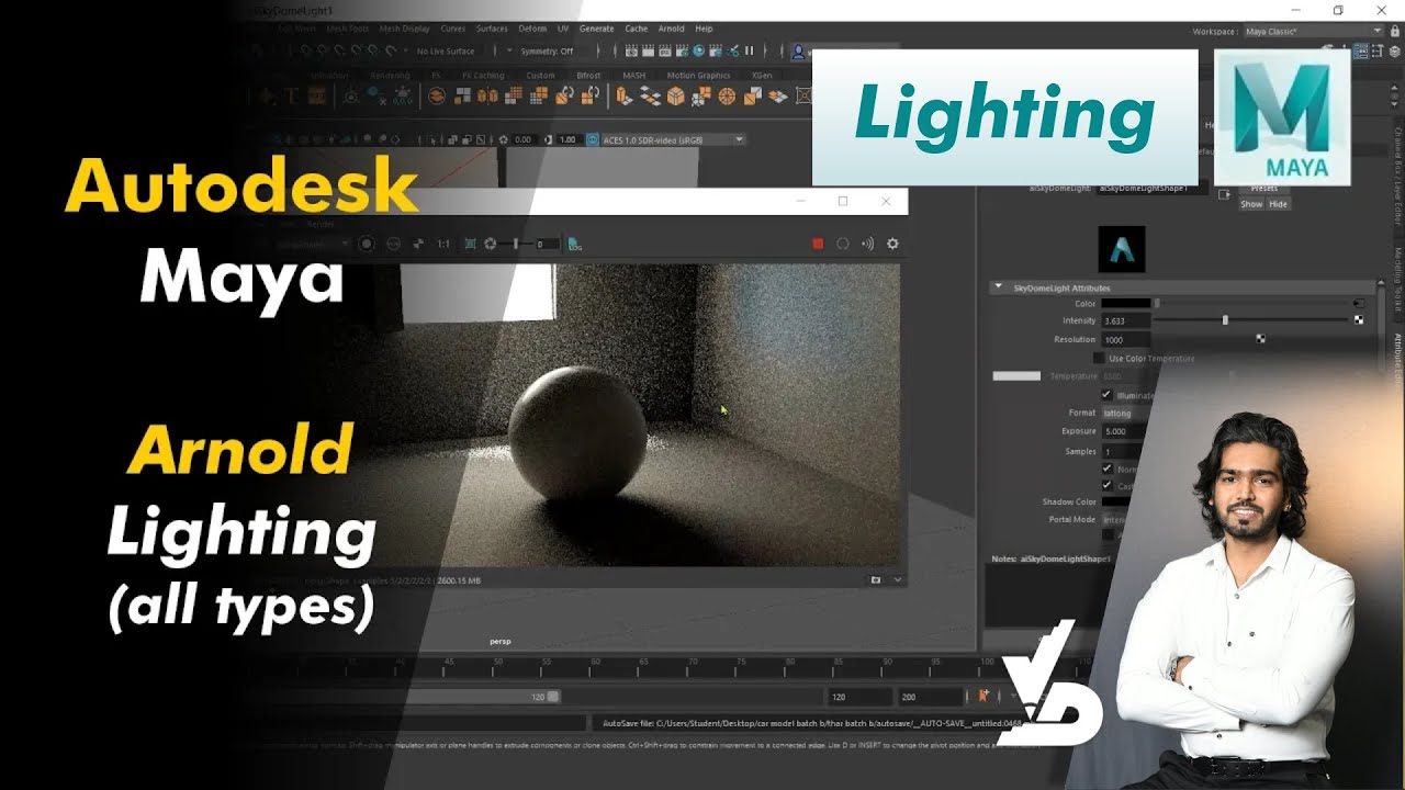 Autodesk maya | Arnold Lighting For Maya - YouTube