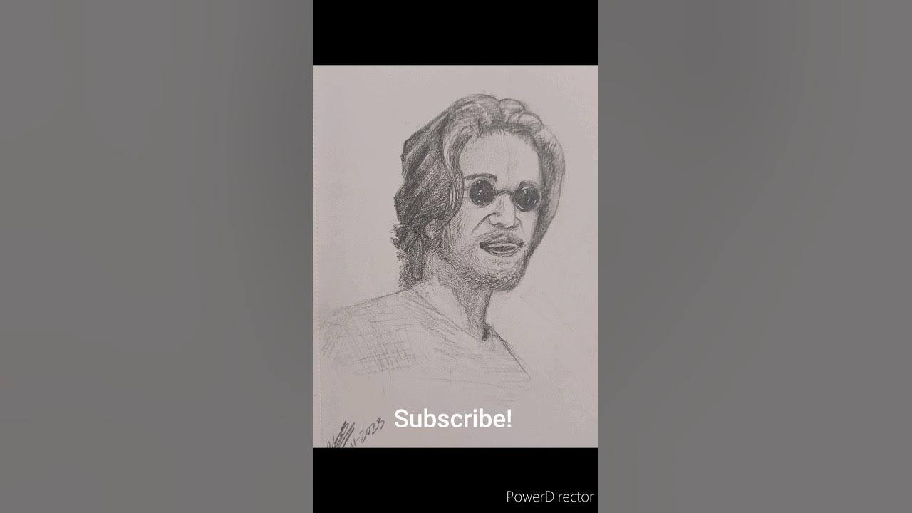 Drawing Bo Burnham @boburnham (Sketch) - YouTube