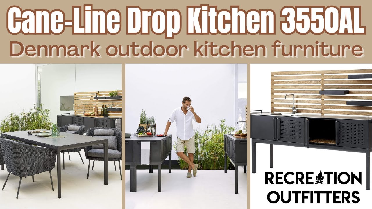 Cane-Line Drop Kitchen | 3550AL -Available At Recreation Outfitters - YouTube