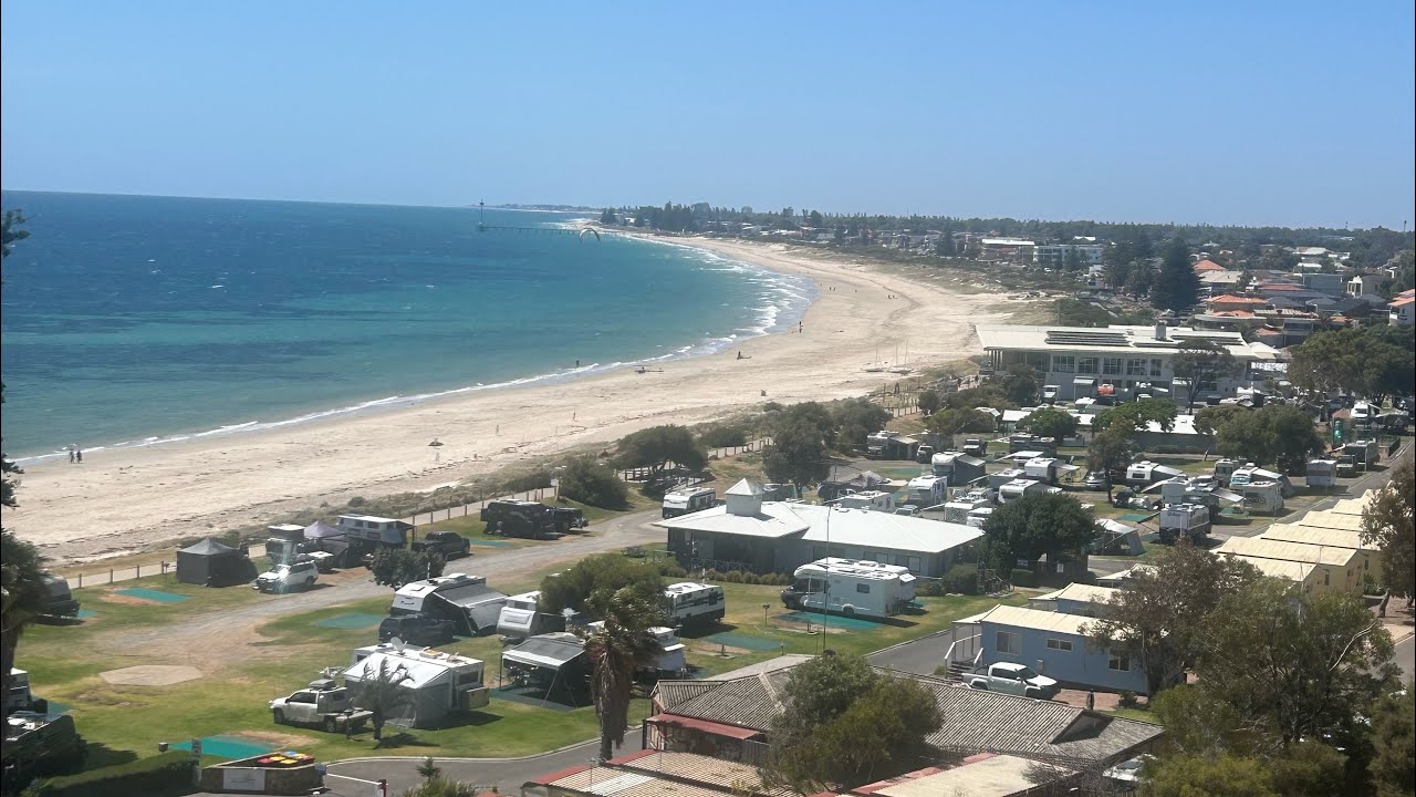 Brighton Beachfront holiday park SA It is stunning - YouTube
