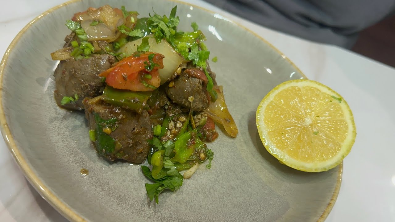 Delicious Goat Liver cook with onions and pepper 🌶️ - YouTube