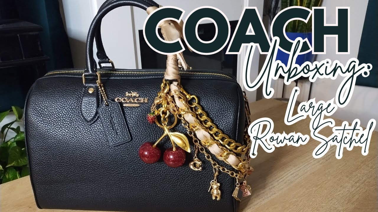 Coach LARGE Rowan Unboxing - YouTube