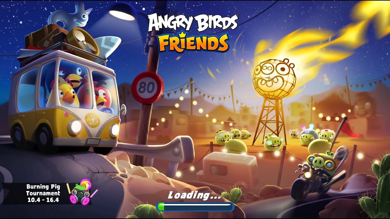 Angry Birds Friends. Burning Pig 1. 3 stars. Passage from Sergey ...