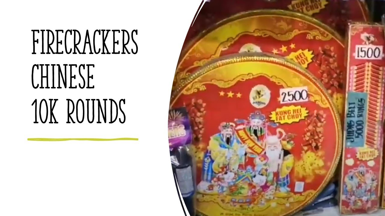 Chinese Firecrackers 10k rounds - 2019 New Year - YouTube