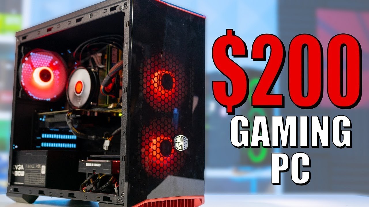 $250 GAMING PC BUILD RUNS FORTNITE?!?!?! - YouTube