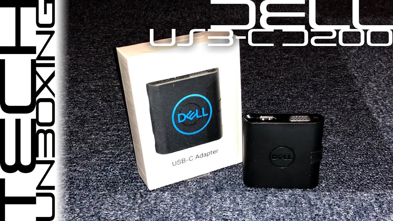 Dell USB-C Adaptor (D200) Unboxing - YouTube