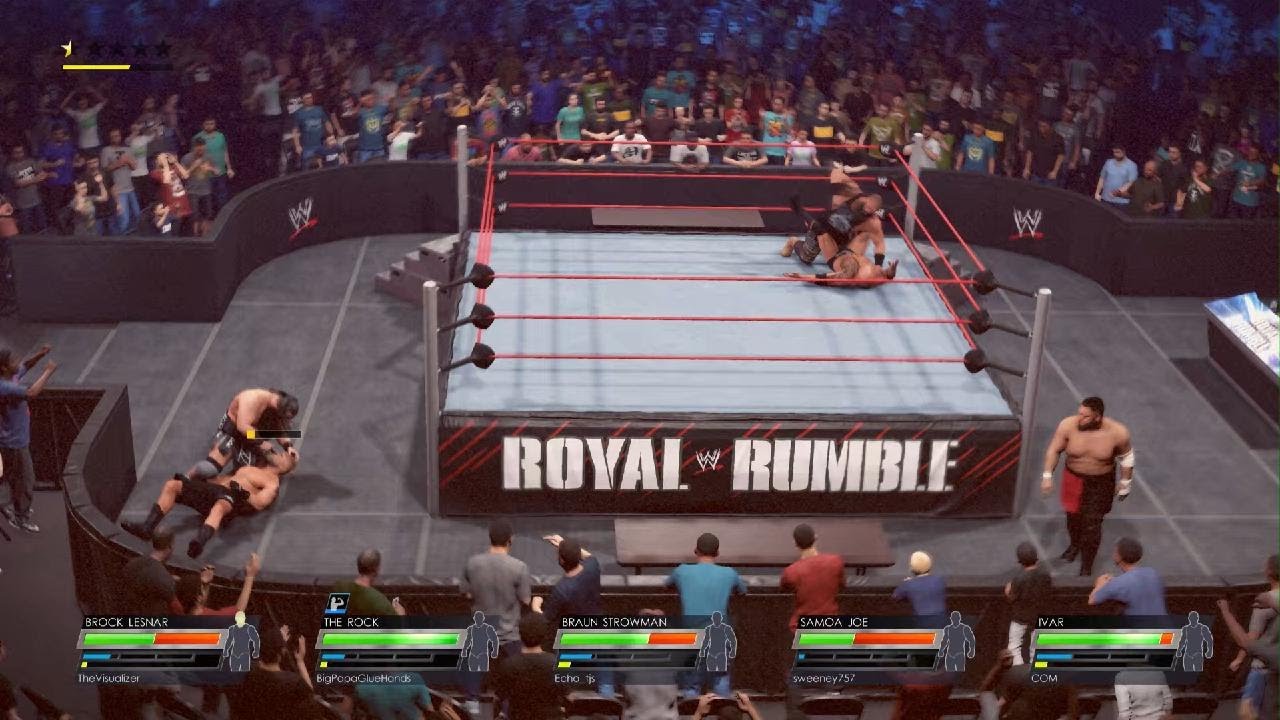 WWE 2K22 - Big Meaty Men Breaking Tables - YouTube