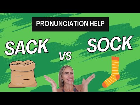 Sack vs Sock - Pronunciation Help (American English) - YouTube