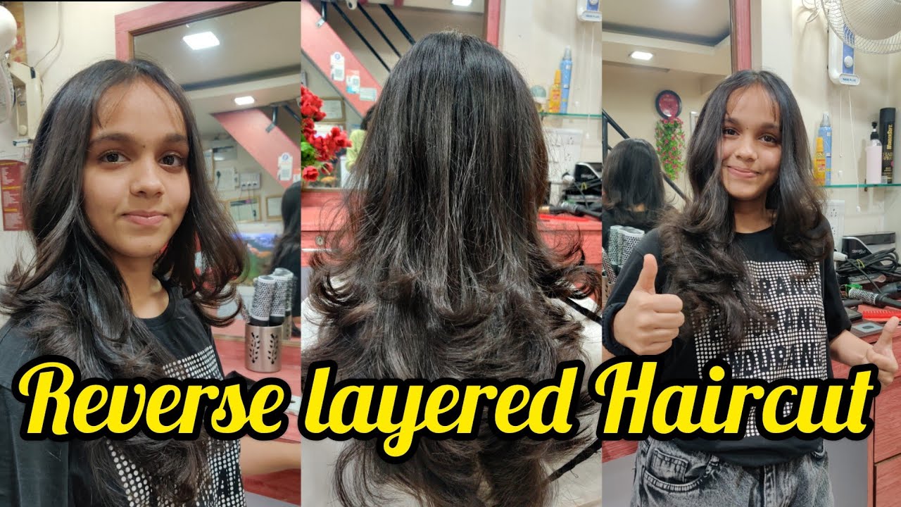 Reverse layered haircut for college girl | long hair lover choice ...