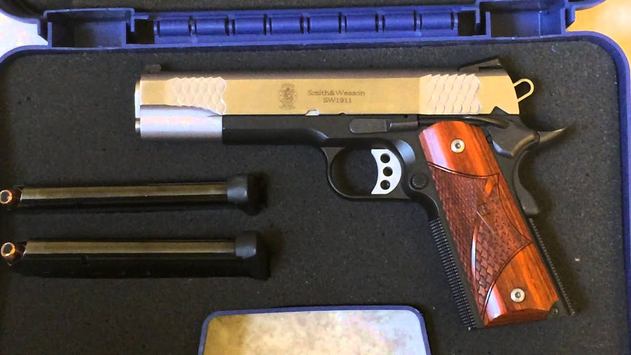 Smith and Wesson 1911 E-Series Cerakoted for Two-Tone Scandium Frame ...