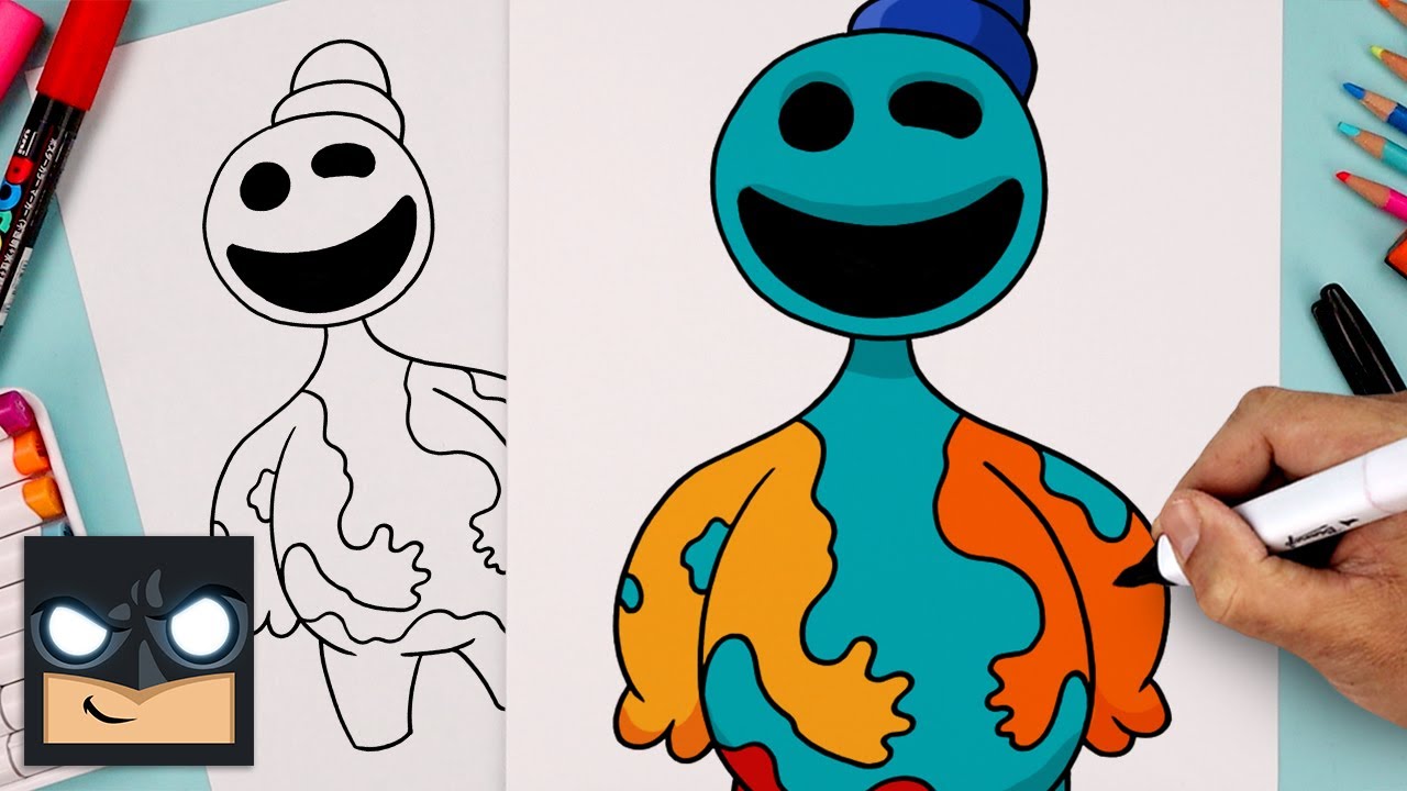 How To Draw Doey the Doughman | Poppy Playtime Chapter 4 - YouTube
