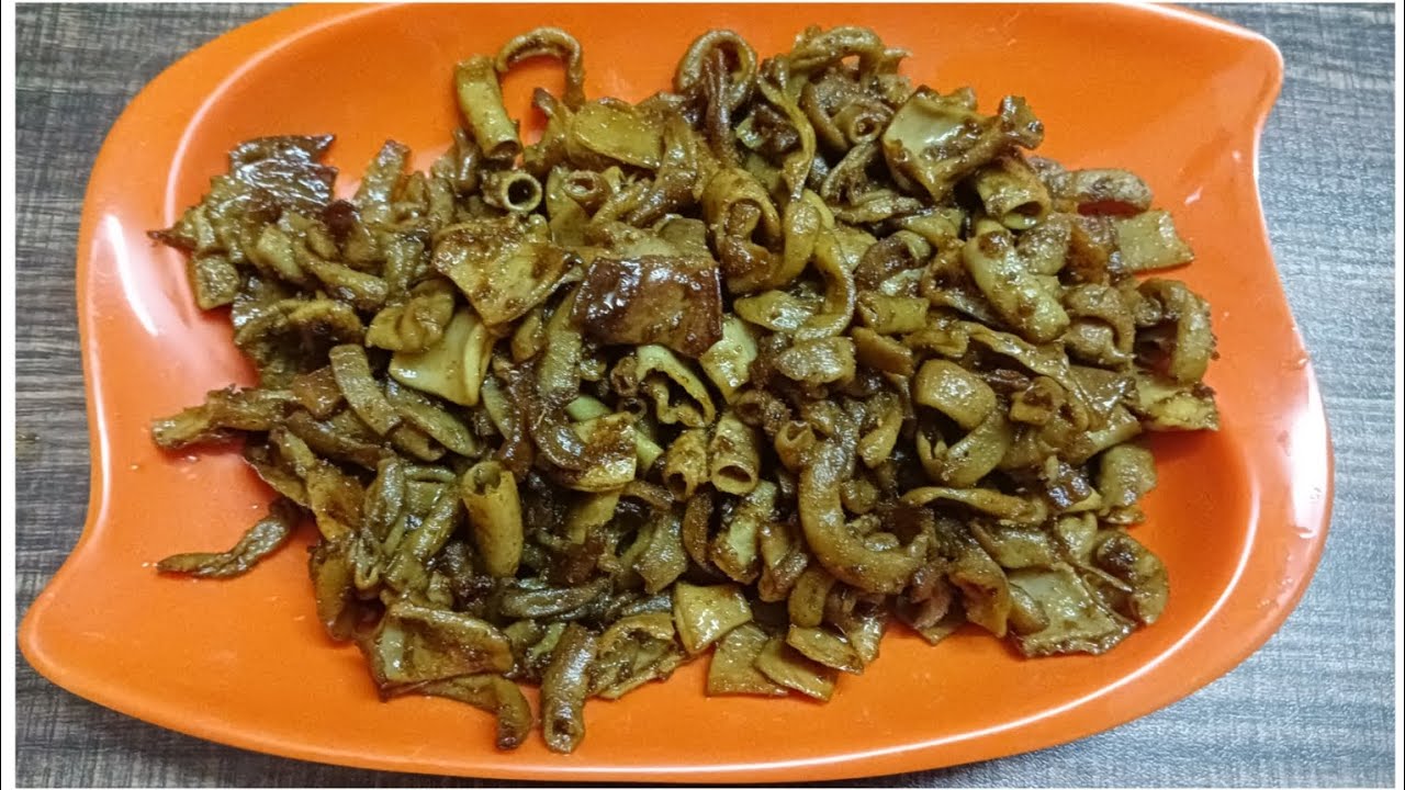 ஆடு குடல் வறுவல் | goat boti fry recipe in Tamil | cooking goat boti ...