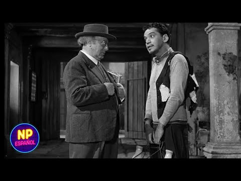 Cantinflas Trabaja Como Lechero | El Portero (1950)