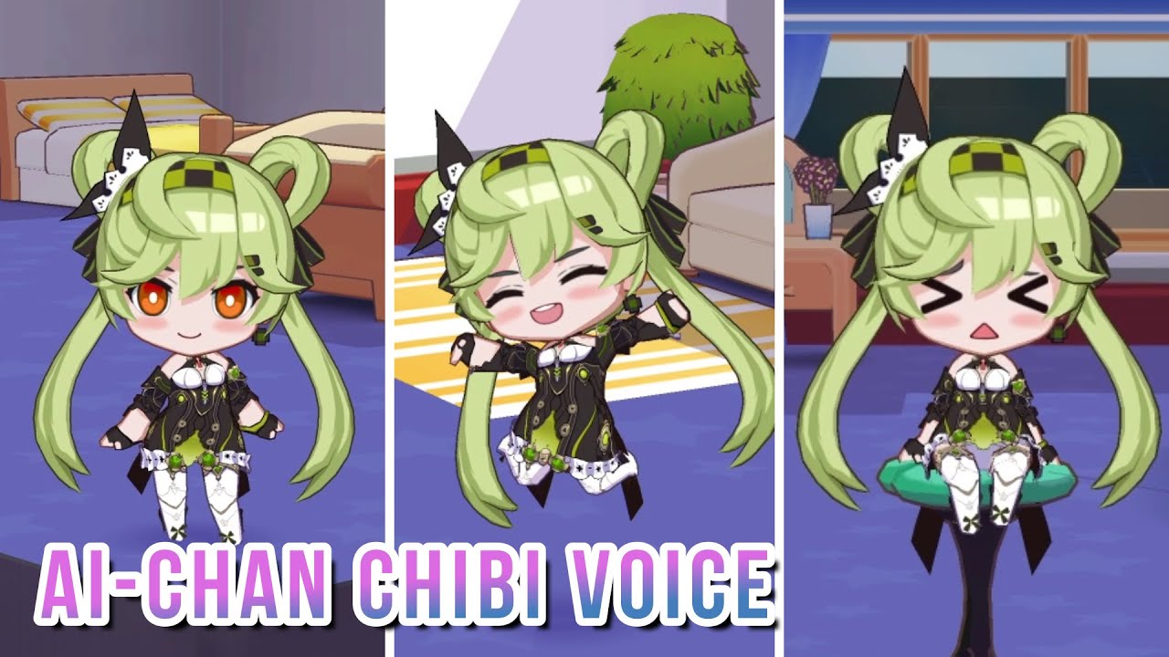 (EN Sub) All Ai-chan (Chrono Navy) Chibi Voice Japanese Dub | Honkai ...