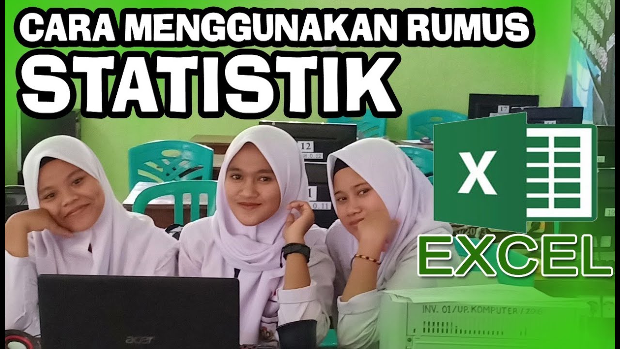 CARA MENGGUNAKAN RUMUS STATISTIK (SUM, AVERAGE, MIN, MAX, COUNT DLL ...