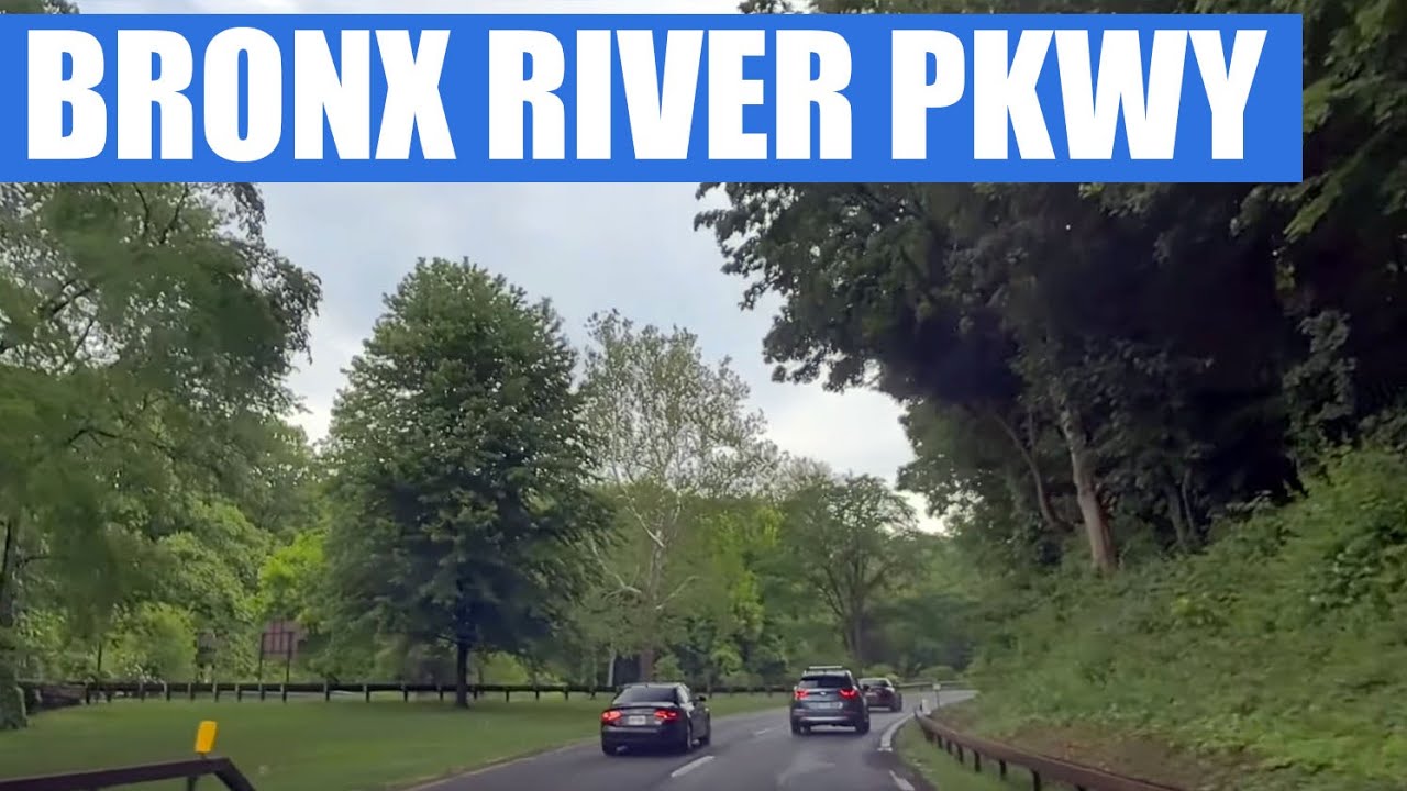 New York drive: Bronx River Parkway from Scarsdale to Sprain Brook ...