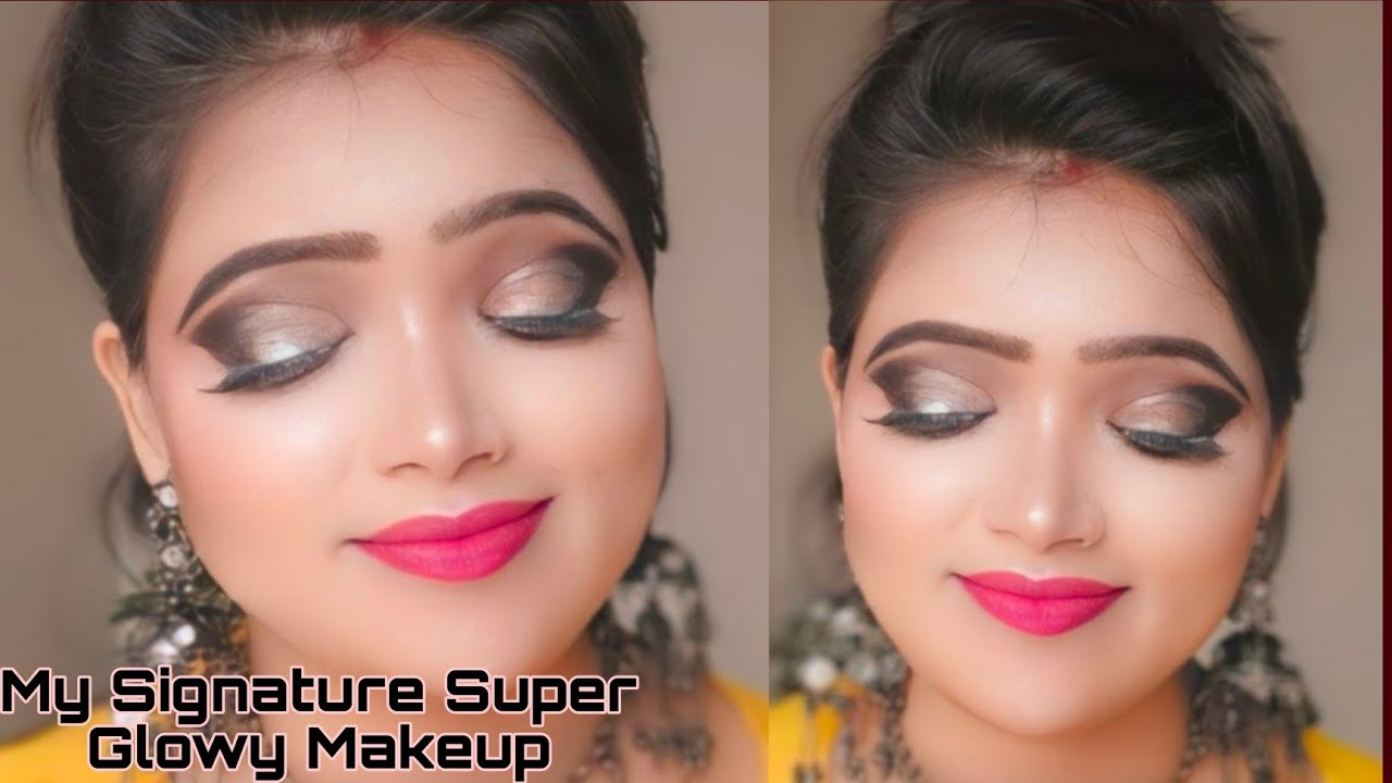 EXTRA GLAM Makeup tutorial || Glowing Makeup tutorial 😍इस तरह करें मेकअप दिखे सबसे ज्यादा ...
