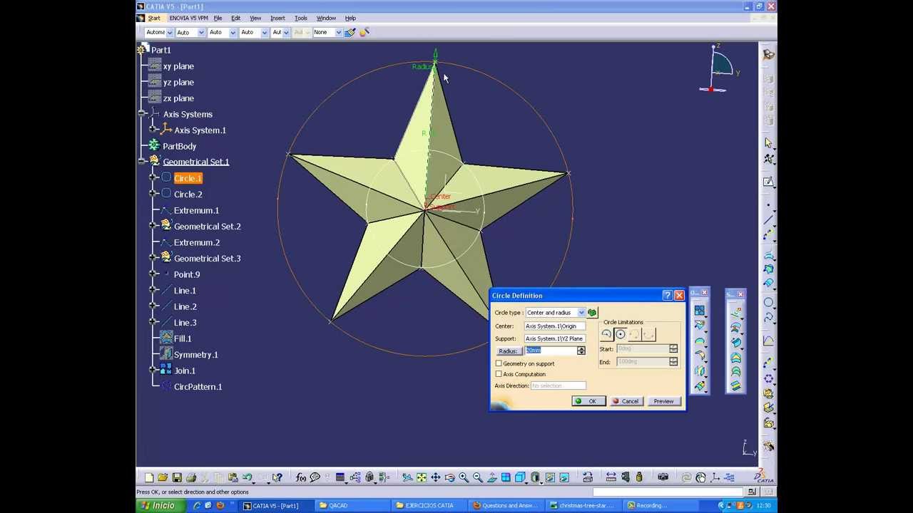 Exercise Catia 2 - YouTube
