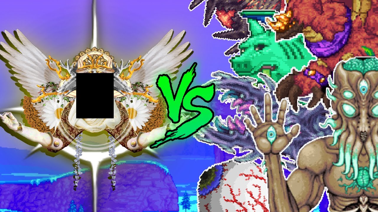 LA DEIDAD SIN NOMBRE VS TODOS los JEFES de Terraria + Calamity mod ...