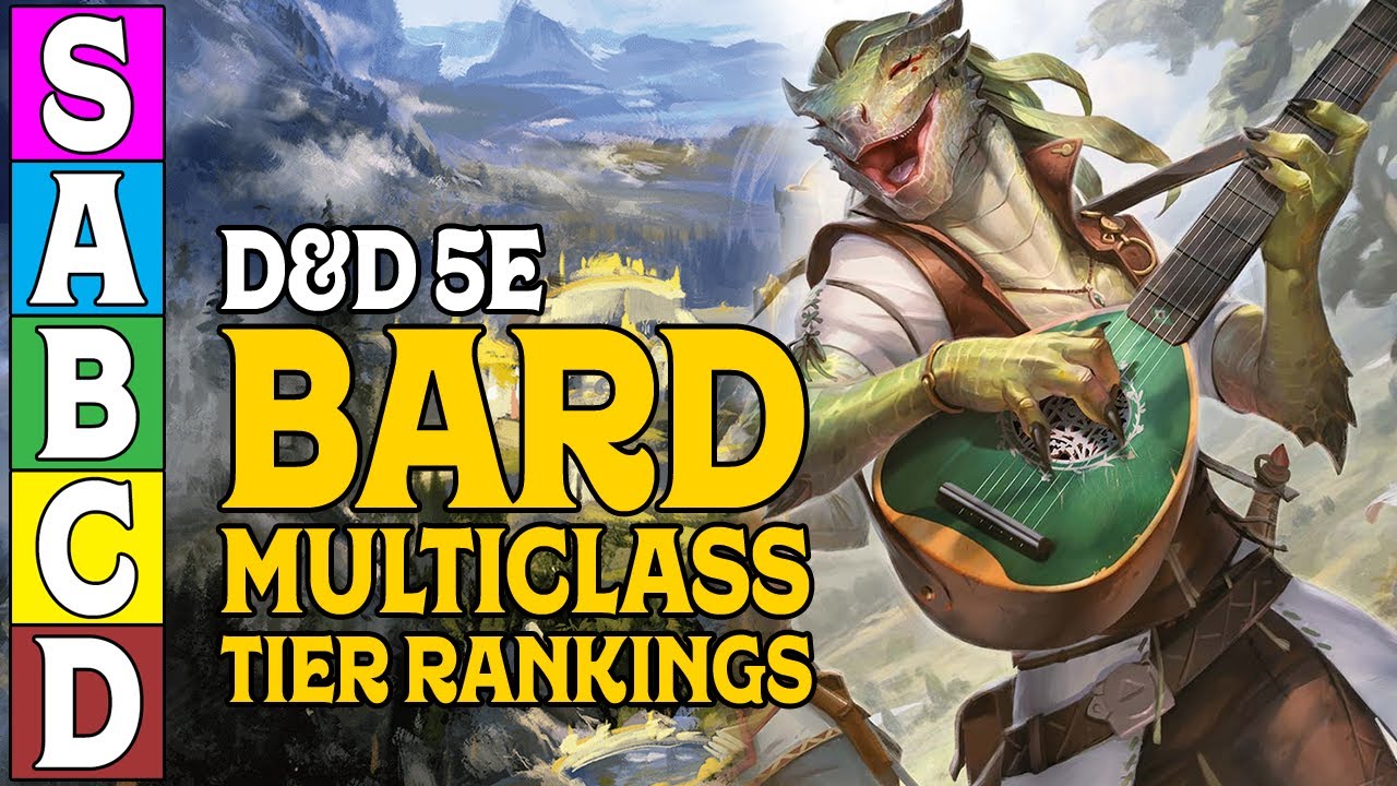 Bard Multiclass Tier Ranking in D&D 5e - YouTube