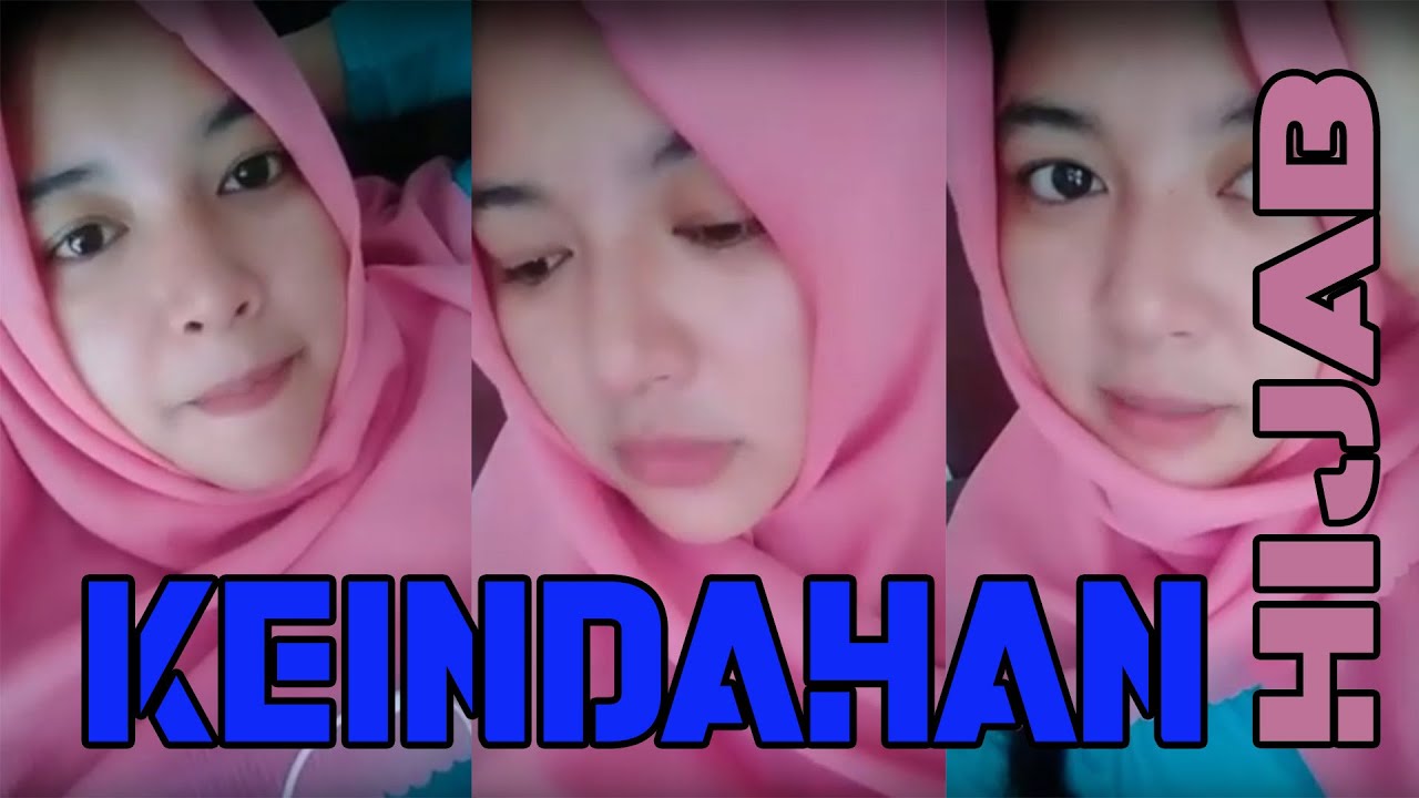 Keindahan Gadis Hijab Style Jilbab Pink Cantik - YouTube