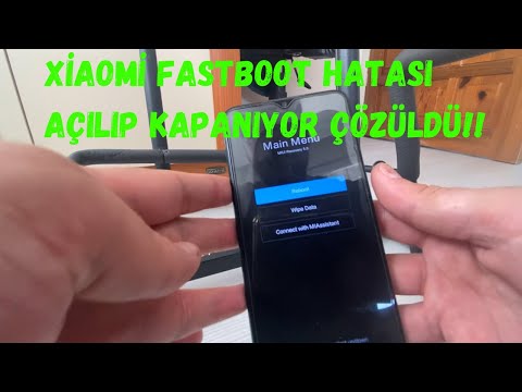 Xiaomi Telefon Sıfırlama Ekranı Hatası | Xiaomi telefon açılıp kapanıyor Fastboot’tan Nasıl Çıkılır