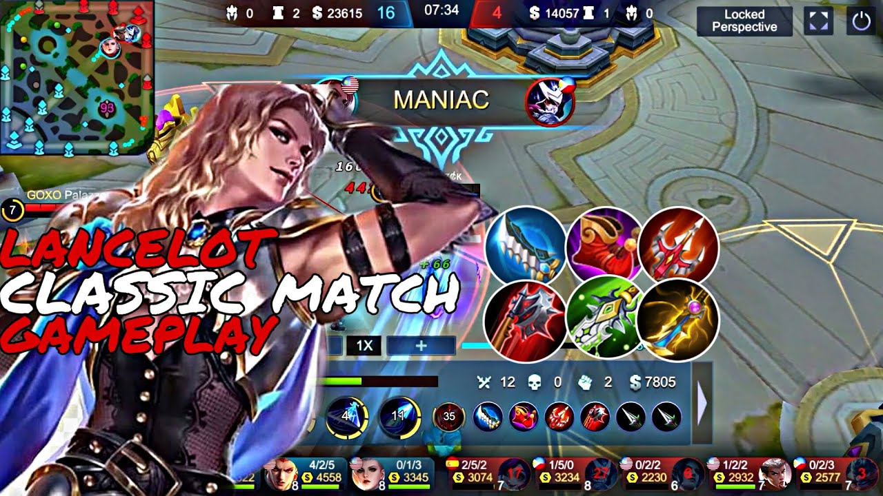 Lancelot Classic Gameplay | Mobile Legends : Bang Bang - YouTube