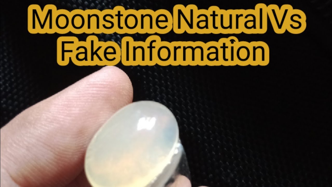 Moonstone Natural Vs Fake #viralvideo #information - YouTube