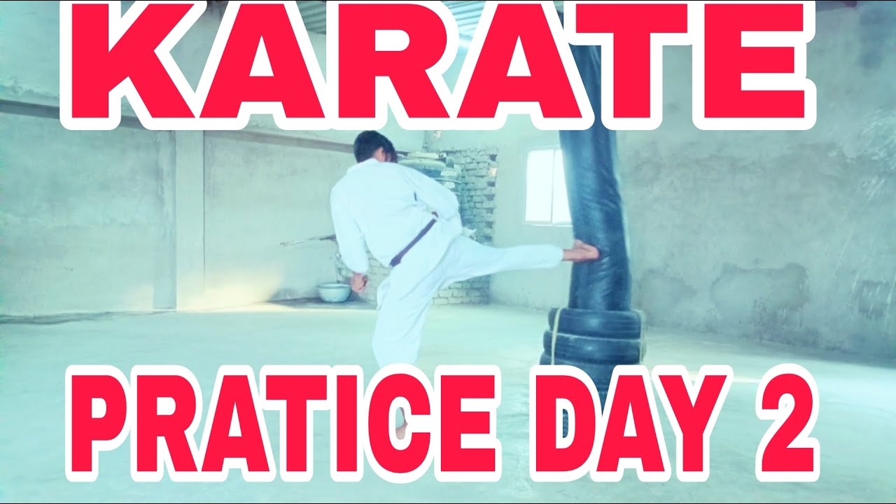 KARATE WHITE BELT PRACTICE DAY 2 - YouTube