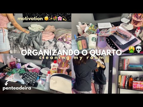 ORGANIZANDO MEU QUARTO assista se precisa de motivação ✨🌸🫧