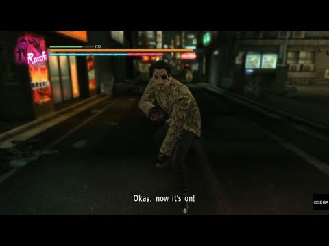 Yakuza Kiwami - Thug Majima force into the fight (Tenkaichi Street ...