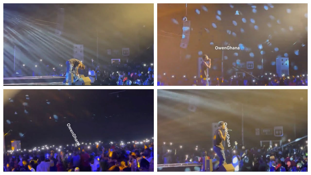 Fameye Rock the stage during his performance at the Rapperholic Concert ...