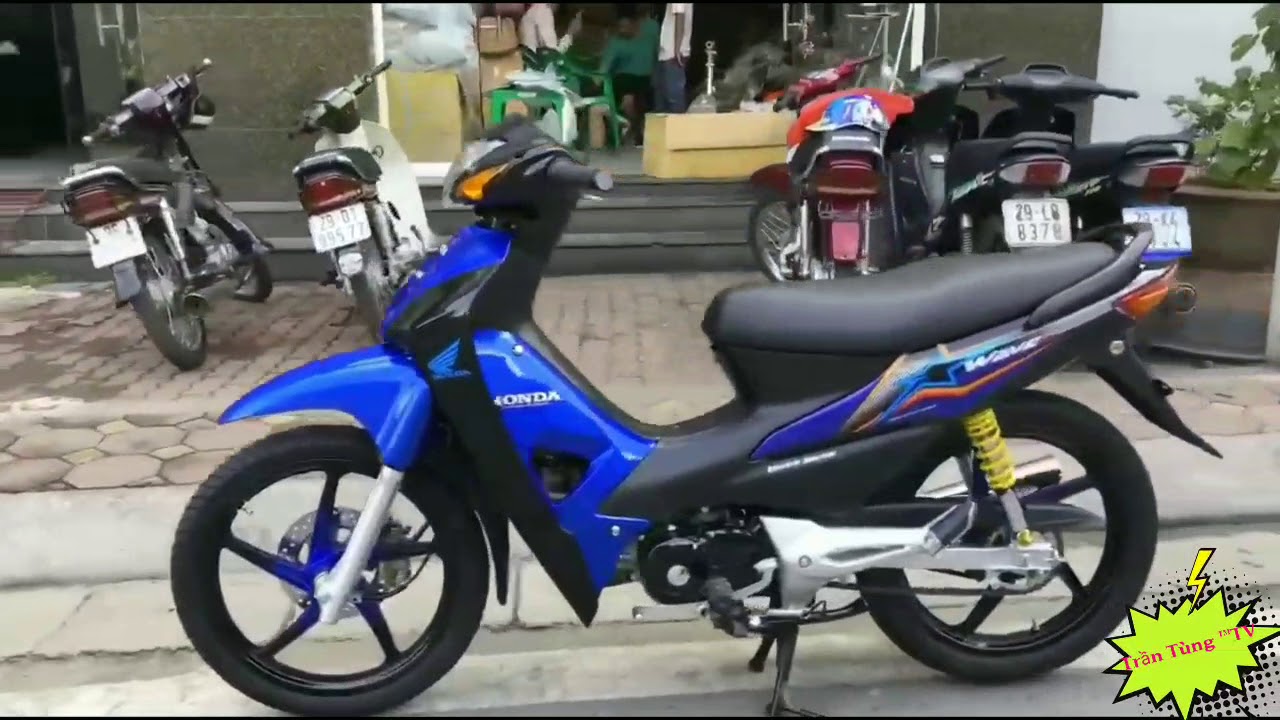 The motobike wave @ refreshed| Xem qua Dàn xe Wave @ 2017 độ mới từ a - z .dán tem mới - YouTube