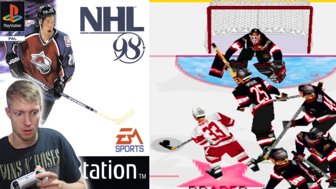 NHL 98 🏒 ️🥶🕹️ (PS1) Gameplay - Angezockt (1997) - YouTube