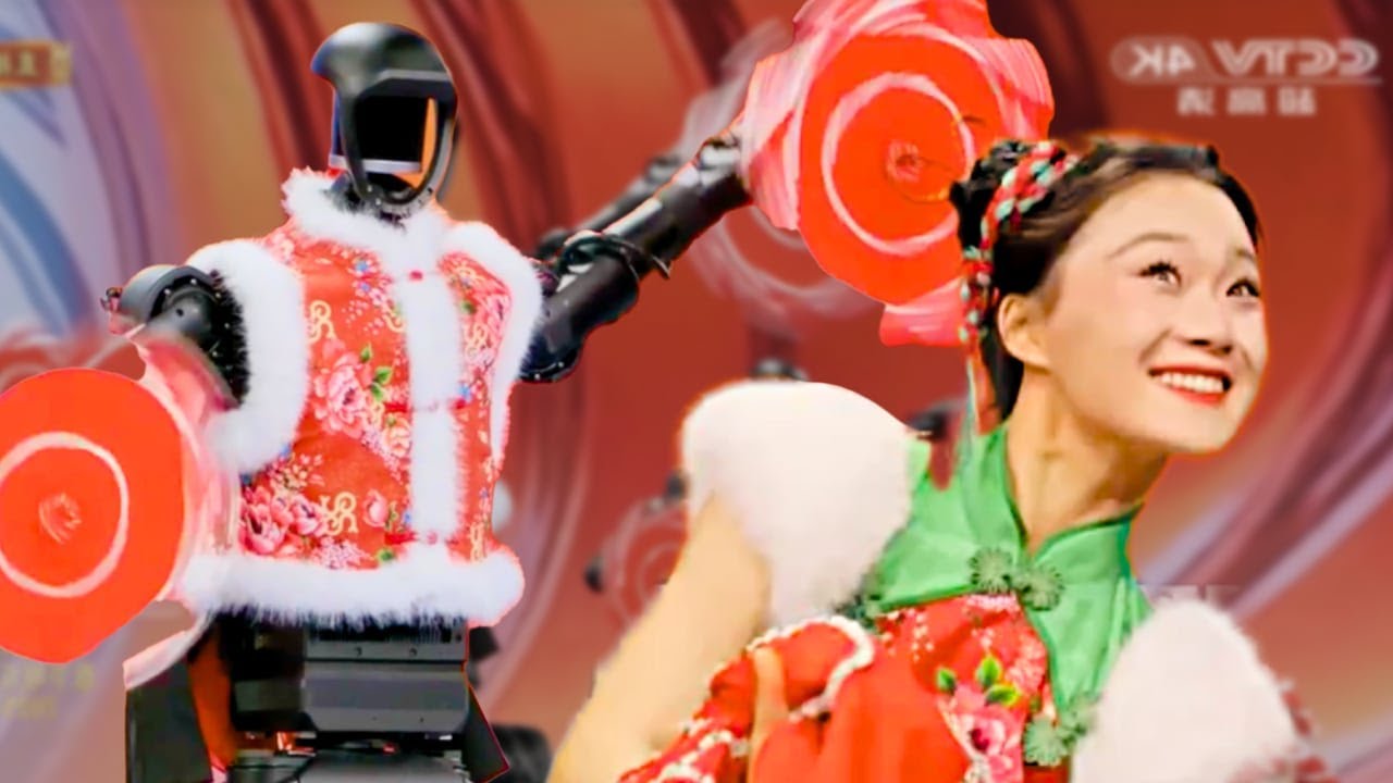 Dancing robots at the 2025 CCTV Spring Festival Gala (Chinese New Year celebration) - YouTube