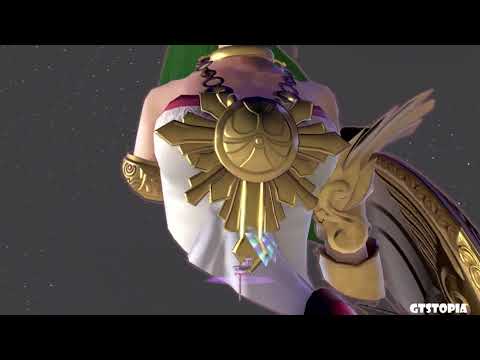 Giga Palutena's giantess super mario smash bross giant girl