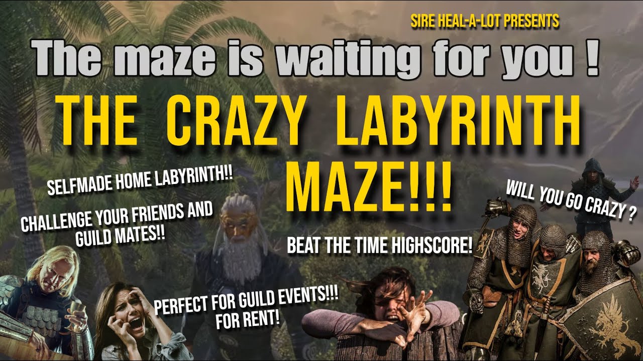 THE BIGGEST ESO PLAYER MADE HOME LABYRINTH DUNGEON MAZE ! - THE ELDER ...