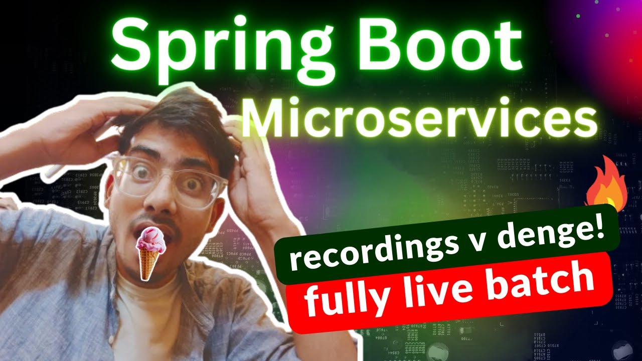 spring boot + microservices live batch update 🚀 - recordings v denge! ️ - YouTube
