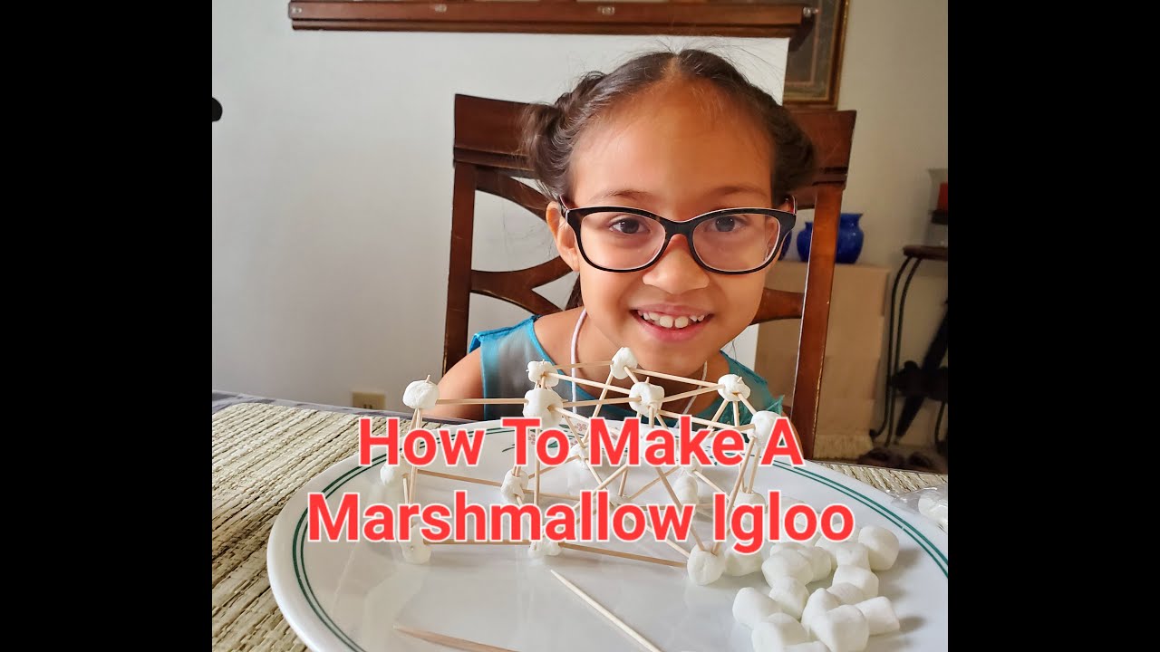 How To Make A Marshmallow Igloo - YouTube