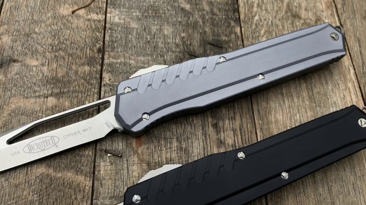 Microtech Cypher MK7 241M-10GY & 241M-10 - YouTube