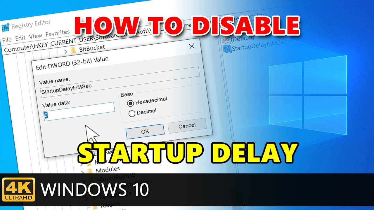 Faster startup programs after logging to Windows 10. - YouTube