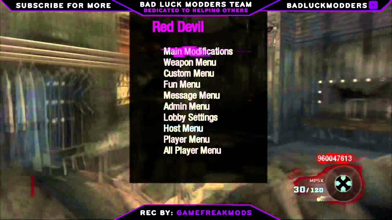 [PS3/BO1/Release] Red Devil Zombie Menu | Source + Download - YouTube