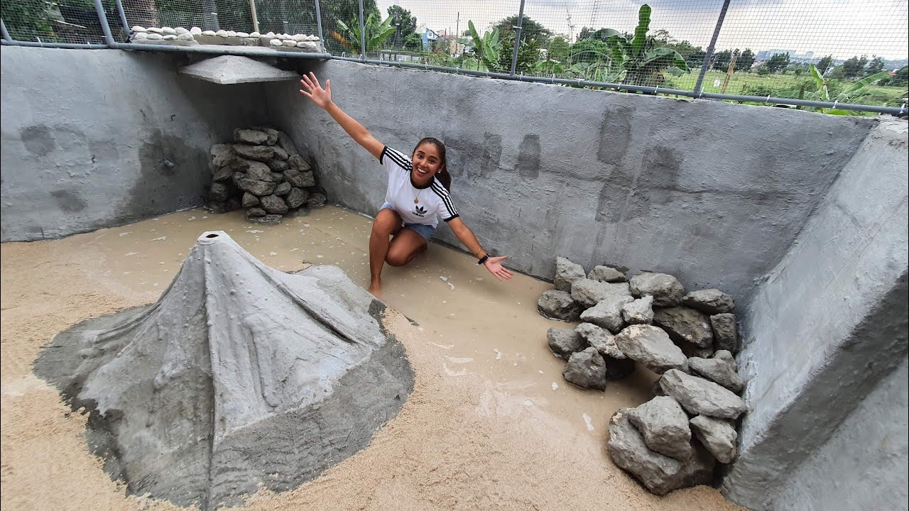 Finishing My Massive Monster Pond - YouTube