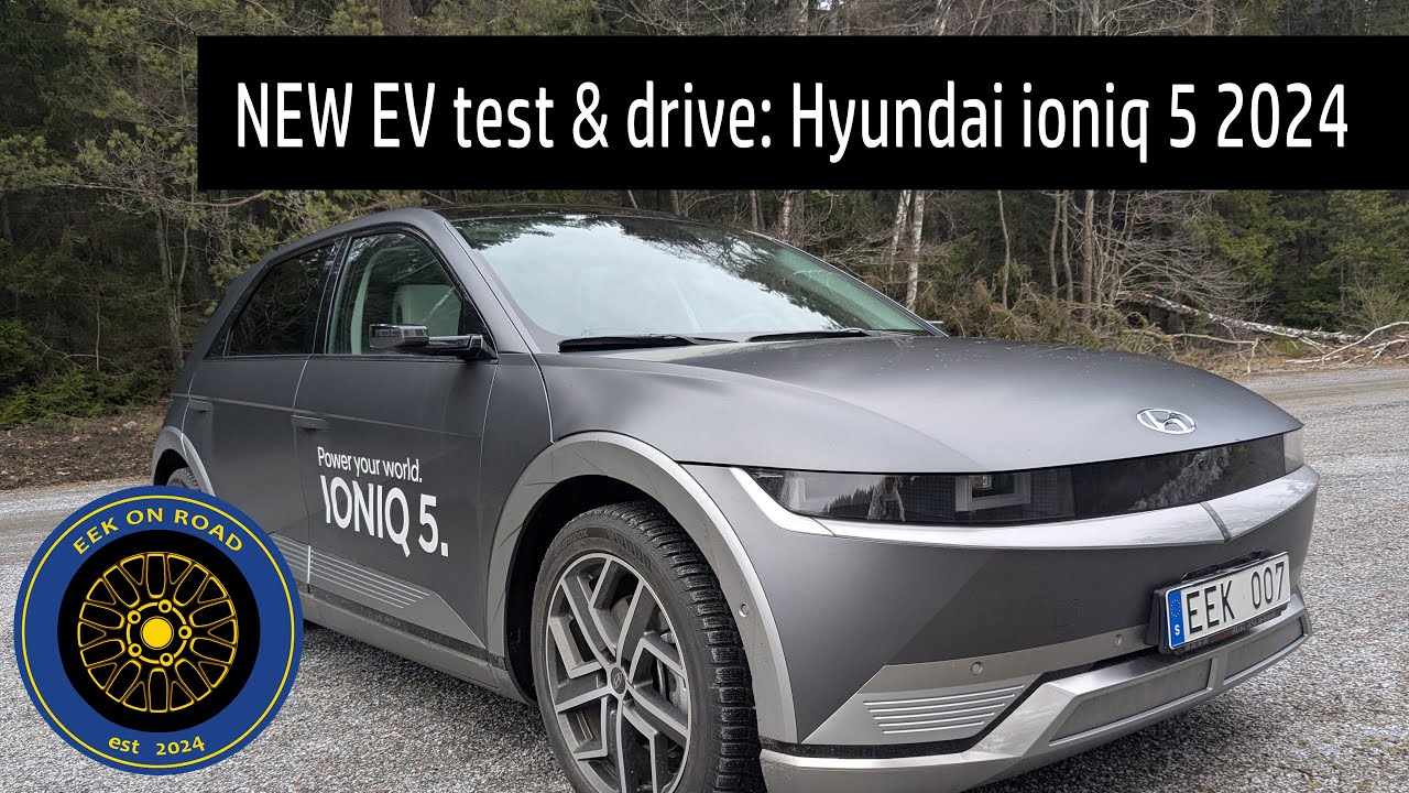 Hyundai ioniq5 2024 BRAND NEW EV test and drive - YouTube
