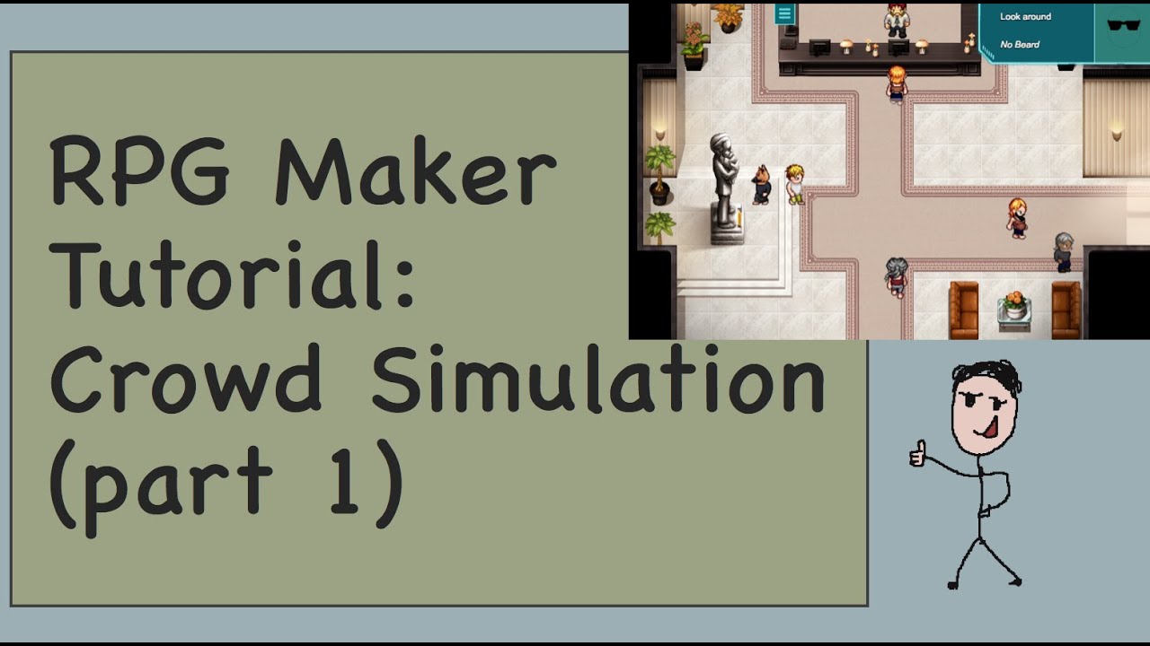 RPG Maker Tutorial - Crowd Simulation - YouTube