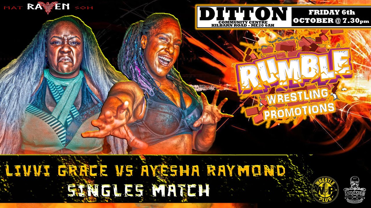 Ayesha Raymond vs Livvi Grace (Womens Wrestling Contest) - YouTube