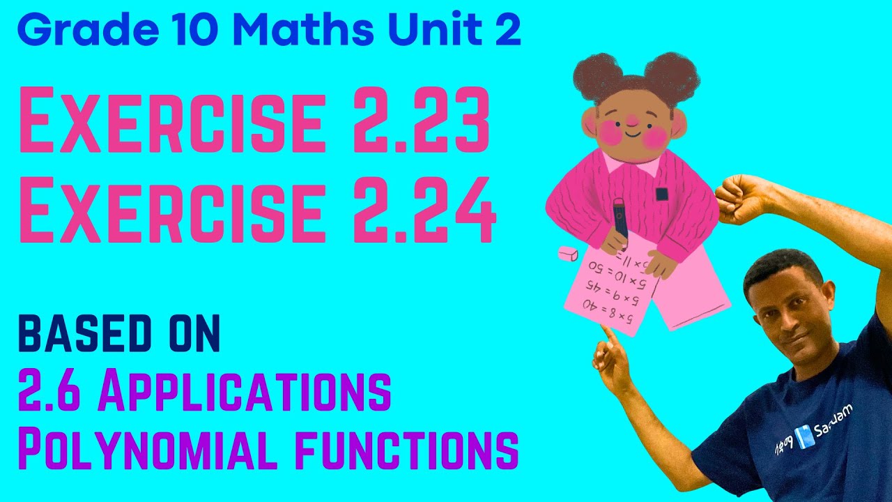 Grade 10 Maths Unit 2: Exercise 2.23 and 2.24 (based on 2.6 ...