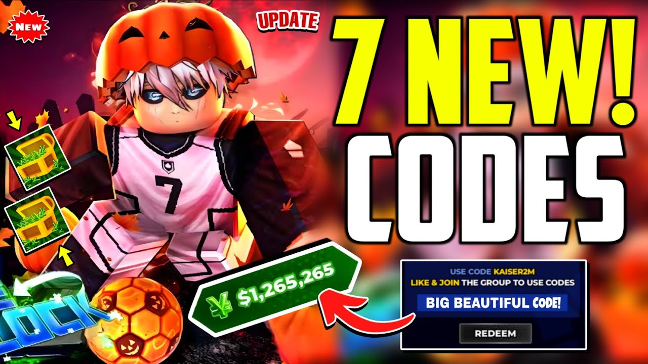 ⚠️BIG BEAUTIFUL!💥[CODE]⚠️BLUE LOCK RIVALS ROBLOX CODES IN 2025 - BLUE ...