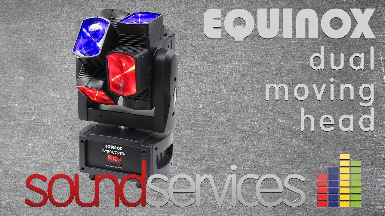 Equinox Gyrocopter Moving Head - YouTube