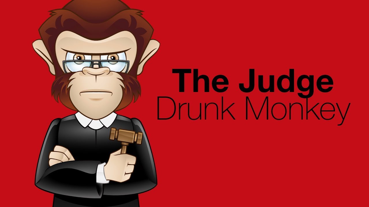 The Judge Drunk Monkey - “I know what is right and wrong.” - YouTube